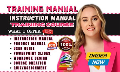 Create Training Manual Training Course Lesson Plan Workbook Ppt Slides By Gracelandon09 Fiverr