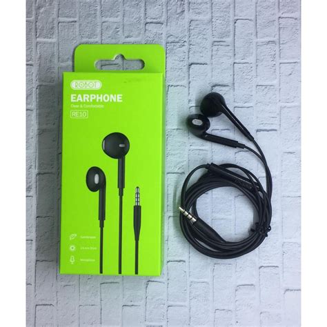 Jual Headset Robot Re10 Wired Earphone Bass Original Shopee Indonesia