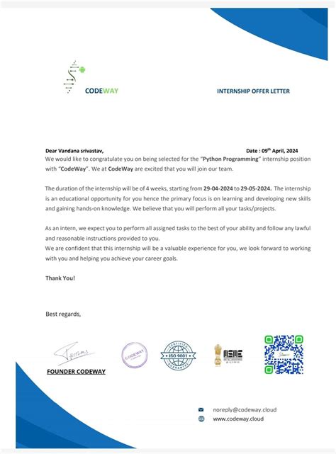 vandana srivastav on linkedin codeway