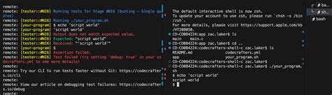 Echo Test Failing Unable To Reproduce Failure Locally Challenges CodeCrafters
