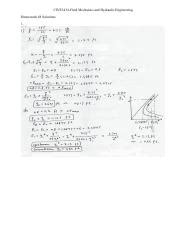 Fluid Mechanics And Hydraulic Engineering Homework Solutions Course Hero