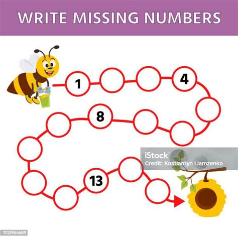 유치원 아이 들을 위한 수학 교육 논리 게임 행을 완성 하 고 누락 된 숫자를 씁니다 여가활동 게임에 대한 스톡 벡터 아트 및 기타 이미지 여가활동 게임 집계 퍼즐