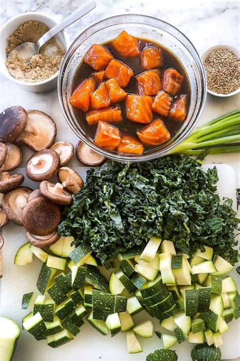 Caramelized Salmon Stir Fry