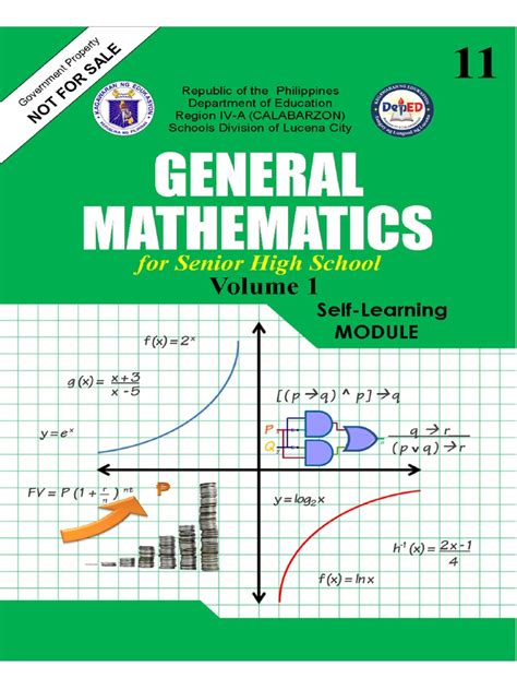 Gen Math Pdf Function Mathematics Equations