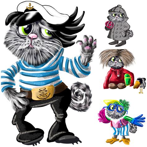 Fluffycharacter Designillustration On Behance