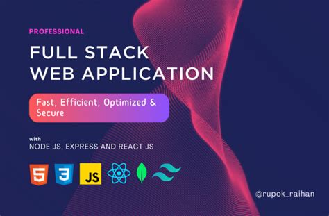 be your full stack web developer using mern by rupok raihan fiverr