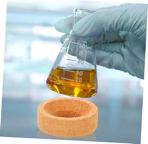 Flask Holder Lab Flask Cork Stand Lab Stand Flask Mat Ring Laboratory Flask Cork Base Flask Cork