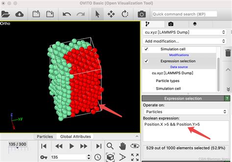Lammps后处理：ovito选择原子高级技巧讲解 Csdn博客