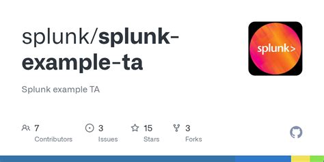 Github Splunk Splunk Example Ta Splunk Example Ta