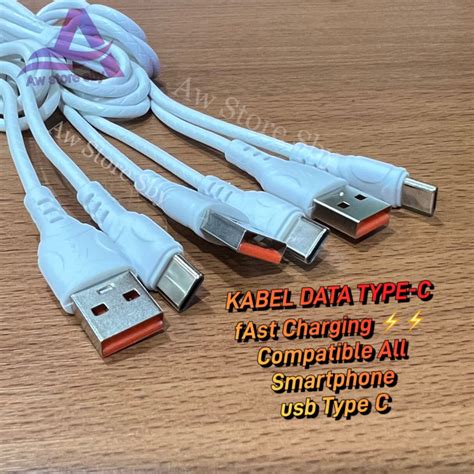 Jual Fast G Kabel Data Usb Type C Qualcomm Fast Charging A Cm Premium Quality Data Cable