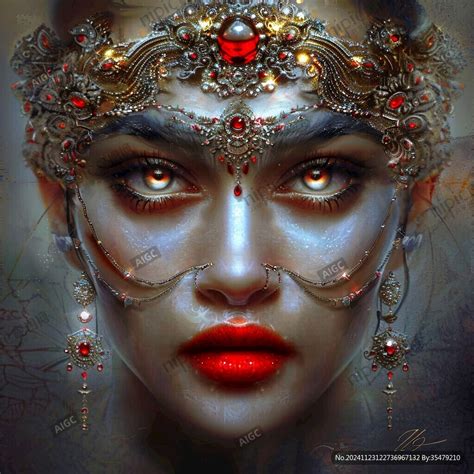 Ai创作图写实人物插画 彩妆人物欣赏 女王人物画 数字美女插画 厚涂手绘 Cg绘画作品 原创厚涂 Cg绘画 西方美女手绘 Cg插画 东方女性东方人物 质感合成风 Cgi艺术品 绚丽欧美 写实