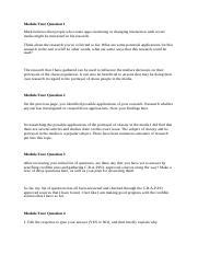 SCS 200 MOD 4 Short Answers Docx Module Four Question 1 Mark Believes That People Who Create