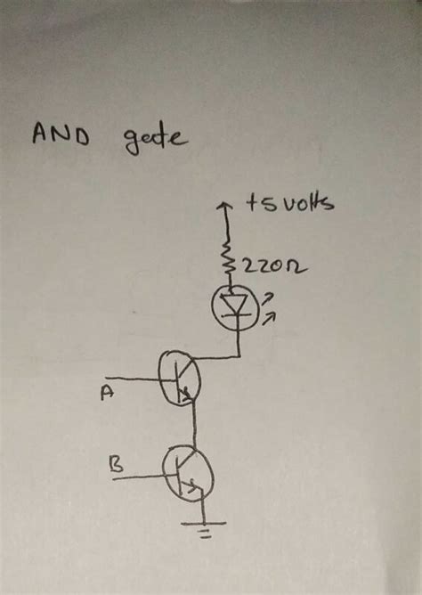 Logic Gates With Transistors On Breadboard Implement Logic Gates
