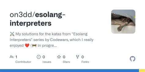 Github On3ddesolang Interpreters ⚔️ My Solutions For The Katas From