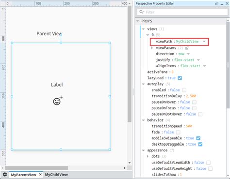 Expression Structure Bindings In Perspective Ignition User Manual