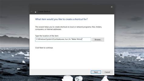 How To Create A Desktop Shortcut For Scheduled Tasks On Windows