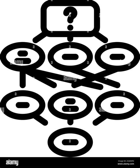 Information Scent Ux Ui Design Line Icon Vector Information Scent Ux Ui Design Sign Isolated