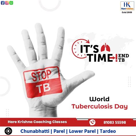 Hare Krishna Coaching Classes Worldtb Day Observed Annually