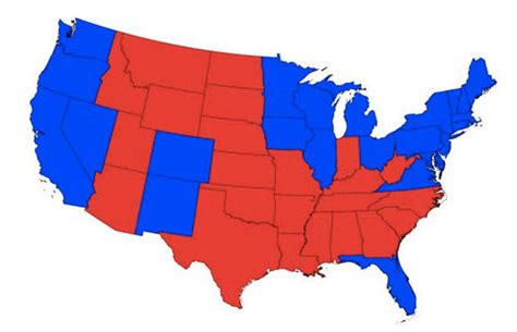 Red States Blue States Maps Explained