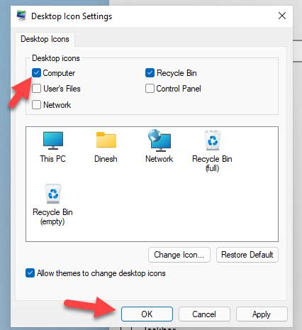 Show My Computer This Pc On The Desktop In Windows
