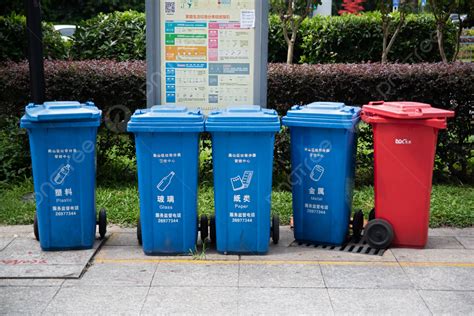 Garbage Classification Photography Map Background Garbage