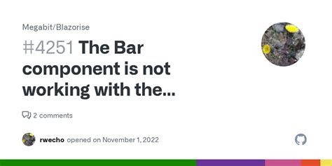 The Bar Component Is Not Working With The Mauiandblazor When Refreshing