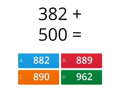 Addition Quiz