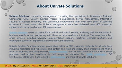 Ppt Iso 27001 Certification Services By Univate Solutions Powerpoint Presentation Id 13018884