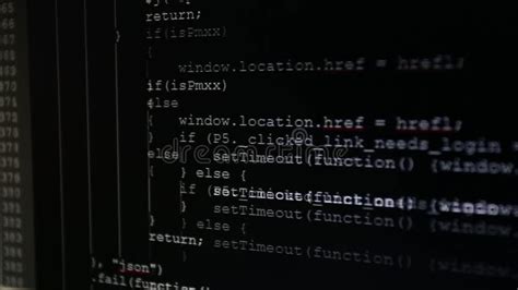 On The Monitor Initial Codes Are Entered The Source Code The Text Of The Computer Program Stock