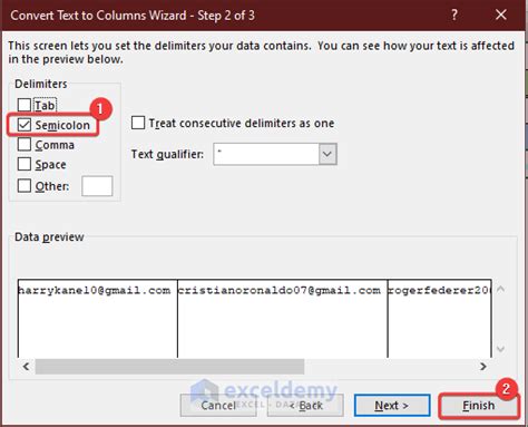 How To Paste A List Of Emails Into Excel 2 Easy Ways