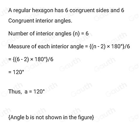 Solved The Diagram Shows A Square Drawn Inside A Regular Hexagon Diagram Not Drawn To Scale A