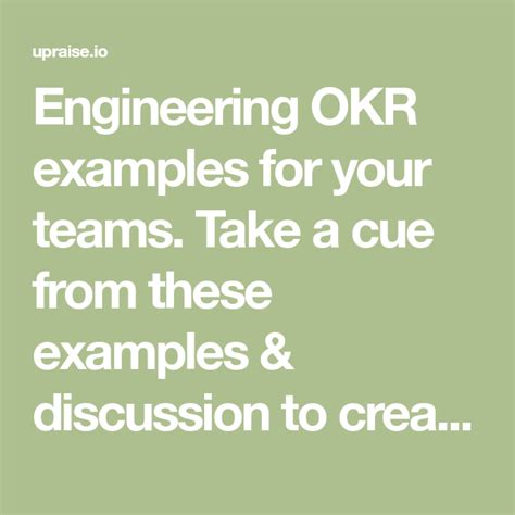 Engineering Okr Examples Optimize Your Teams Performance
