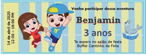 Convite Luccas Neto Para Editar E Imprimir GrÁtis