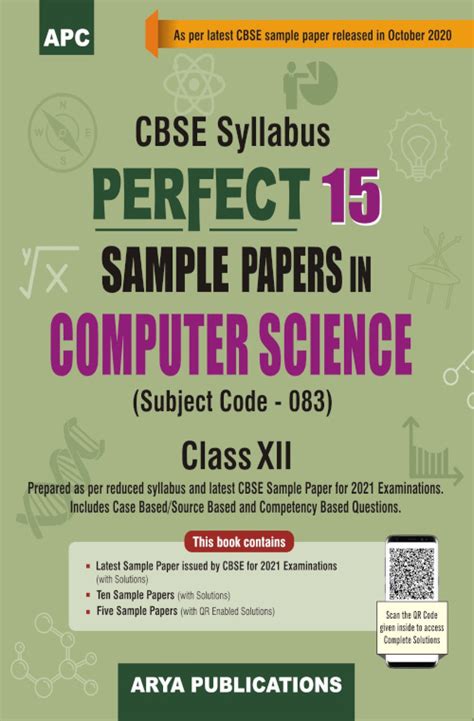 Perfect 15 Sample Papers In Computer Science Class XII APC Books