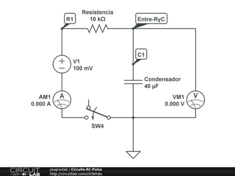 RC Circuit Pulse CircuitLab