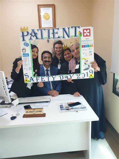 dr vineet luthra md mba on linkedin patient safety day in dr sulaiman al habib hospital dubai