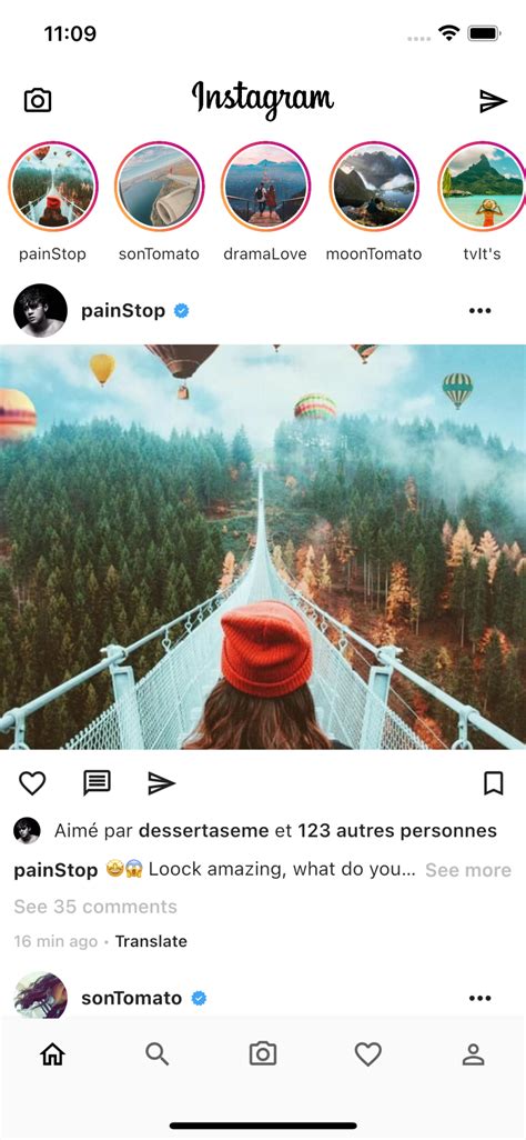 Tuto Flutter Instagram Créer Le Design Dinstagram Avec Flutter Driss As