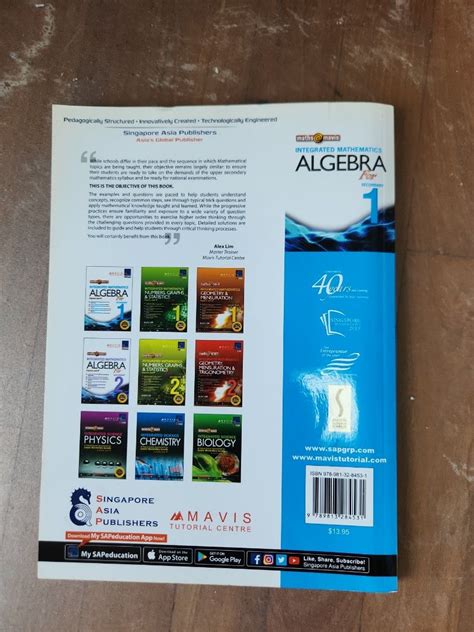 Algebra Secondary 1 Express And Ip Sap Education Hobbies And Toys Books And Magazines Assessment