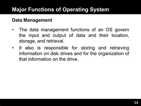Operating Systemspptx Operating Systems Computer Software And Applications
