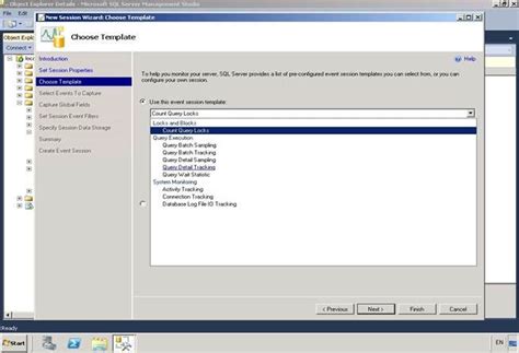 how to create an extended events session in sql server 2012 the dba
