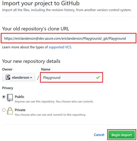 Github Import An Azure Devops Repo Eric L Anderson