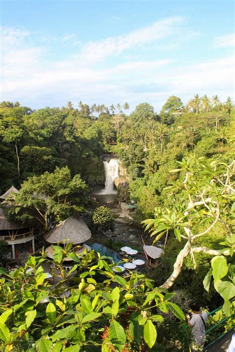 Tegenungan Waterfall Ubud Bali Indonesia Editorial Photography
