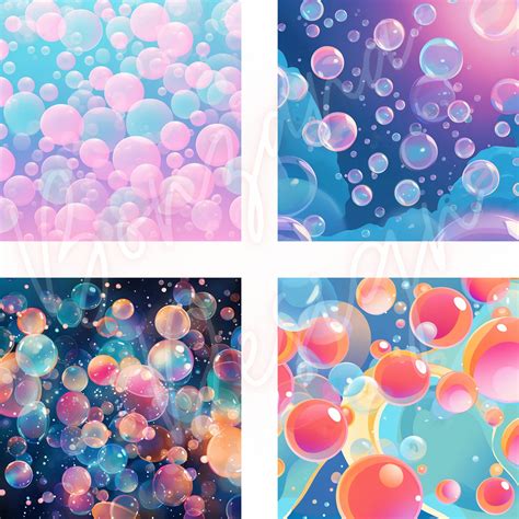Bubbles Digital Background Bubbles Digital Paper Bubbles Digital Download Bubbles Backdrop Etsy