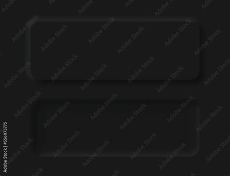 Black Button Neumorphism Design Elements Vector Set Button And Element For Ui Web Design Or