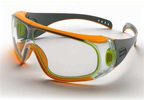 Premium Ai Image Safety Glasses For The Workplace Isolated On White In Front