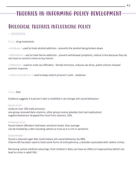 Summary WJEC Level 3 Applied Certificate Diploma Criminology Study