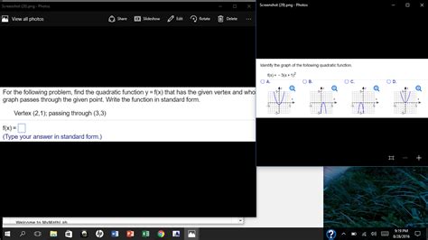 Solved For The Following Problem Find The Quadratic Chegg