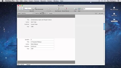 Filemaker Pro 13 Tutorial Getting Used To The Status Toolbar Part 2