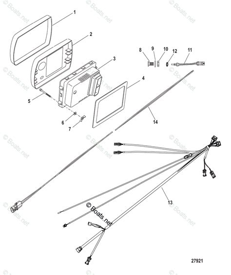 Mercury Rigging Parts And Accessories Smartcraft Oem Parts Diagram For System View Kit Version 3