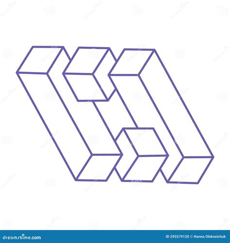 Impossible Optical Illusion Shapes Logo Optical Art Impossible